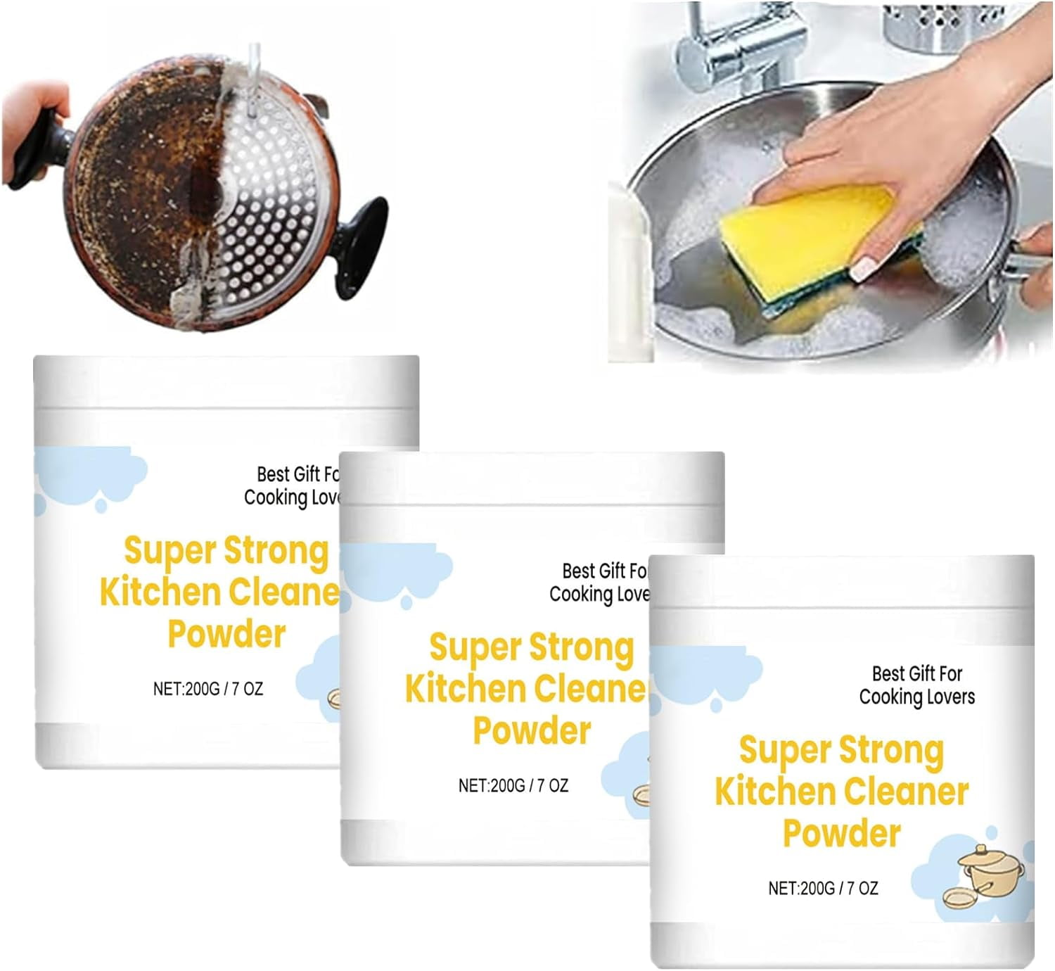 Super Strong Kitchen Cleaner Powder - Powerful Kitchen All-purpose ...