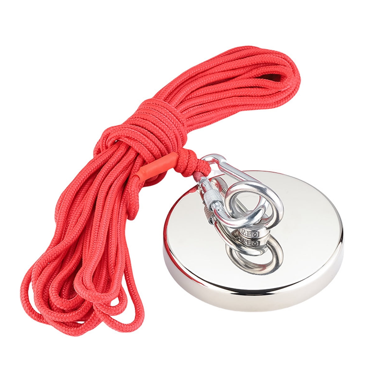 Super Strong Neodymium Fishing Magnet Hook with Rope, Heavy Duty Rare ...