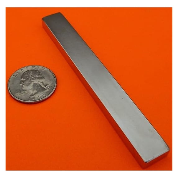 Super Strong Neodymium Magnet N42 4 x 1/2 x 1/4 Permanent Magnet Block ...