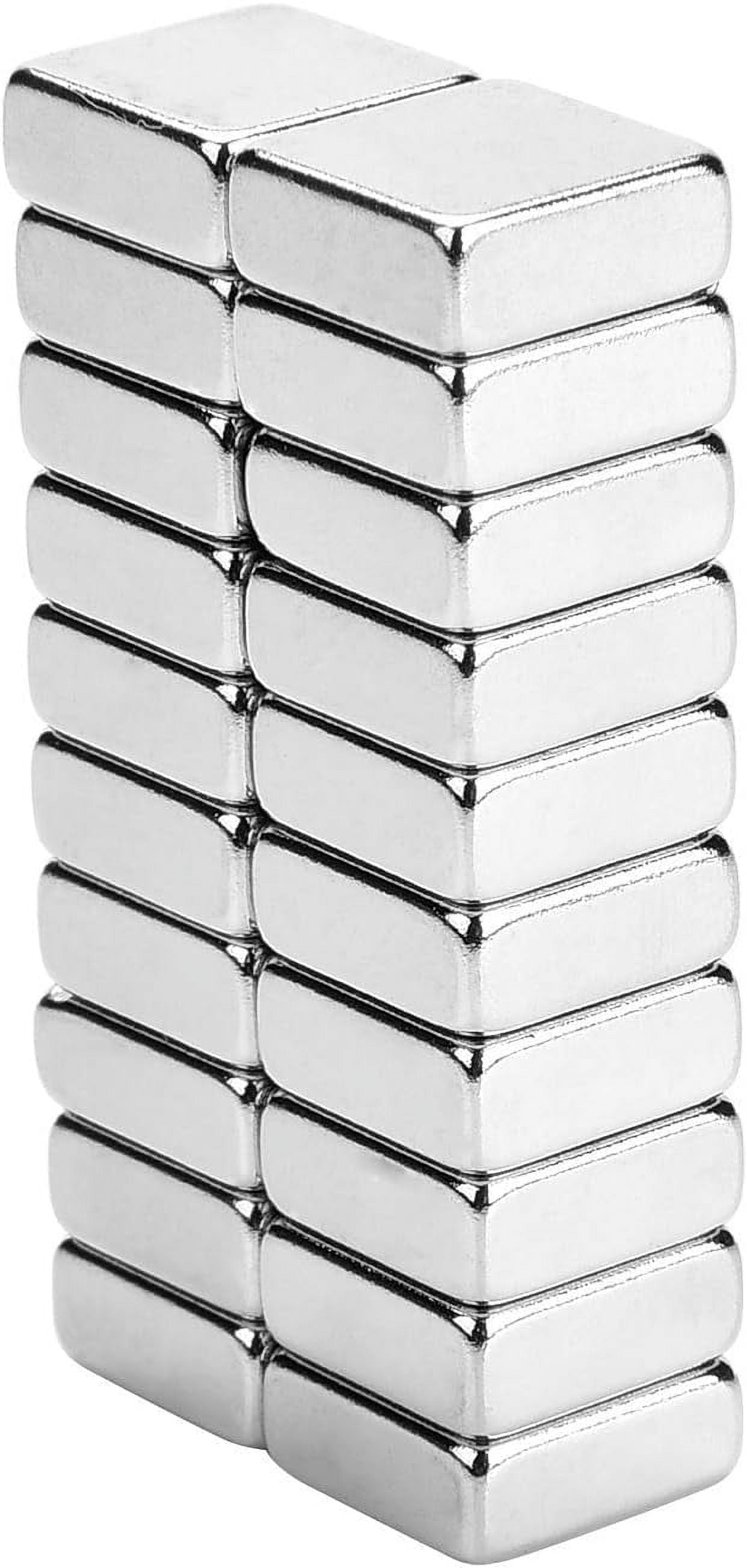 Super Strong Neodymium Magnets, 10x10x4mm Square, Perfect for DIY Wall ...