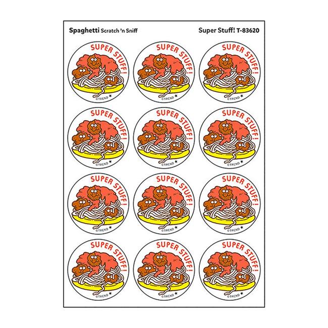 Super Stuff Spaghetti Scented Stickers - 24 Count - Pack of 6 - Walmart.com