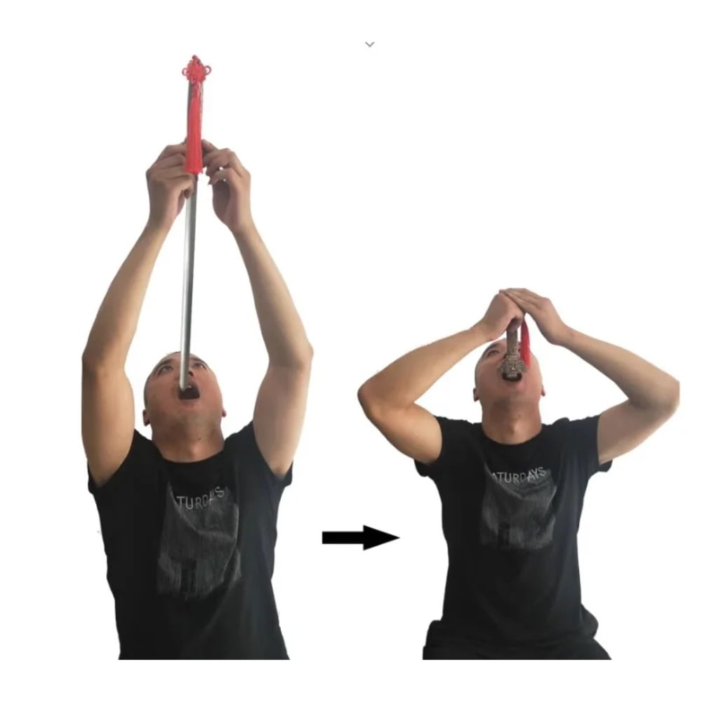 Super Swallowing Sword Magia Magie Magicians Props Illusions Gimmicks ...