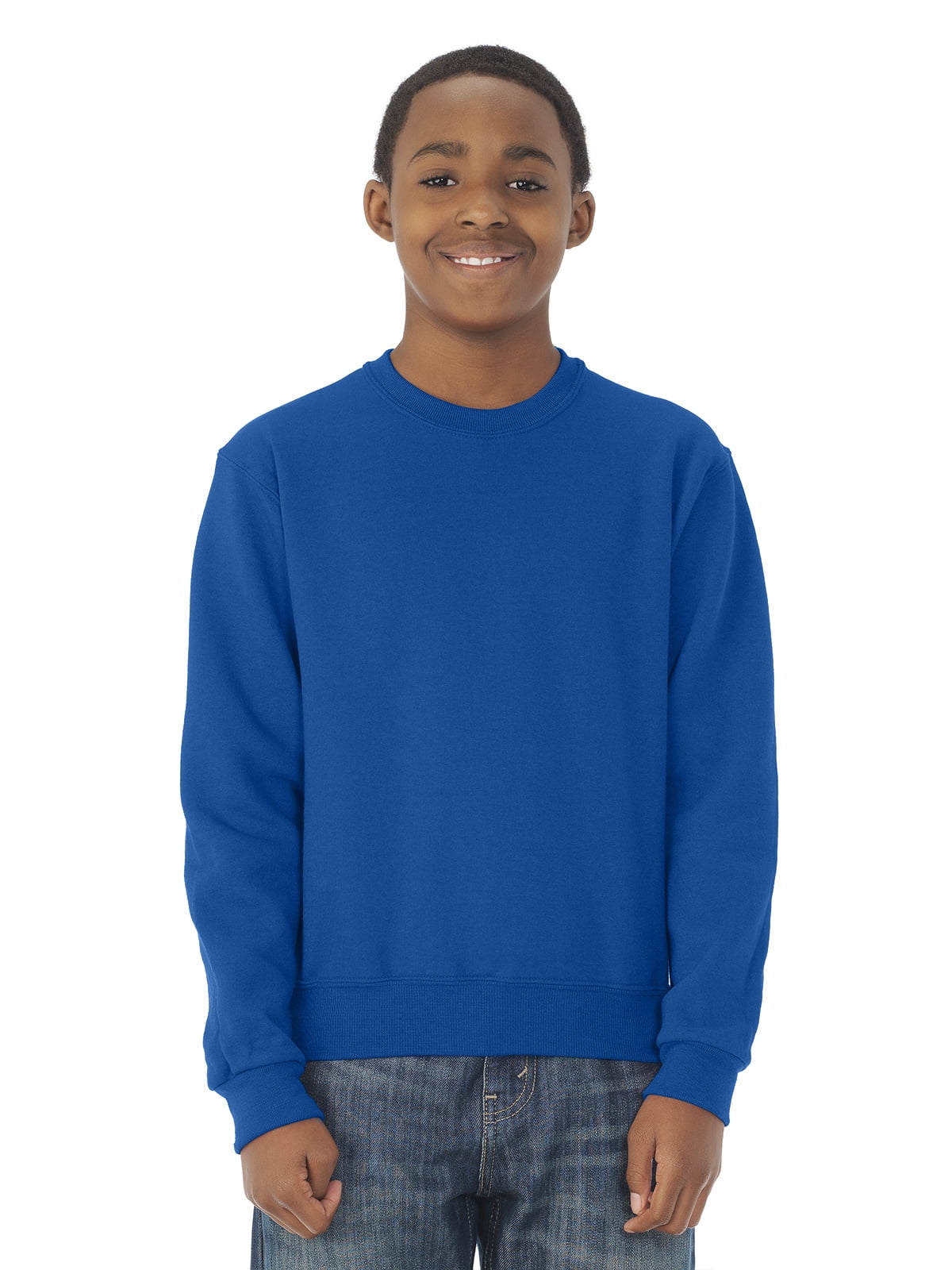 Super Sweats Crew Neck Sweatshirt - Walmart.com