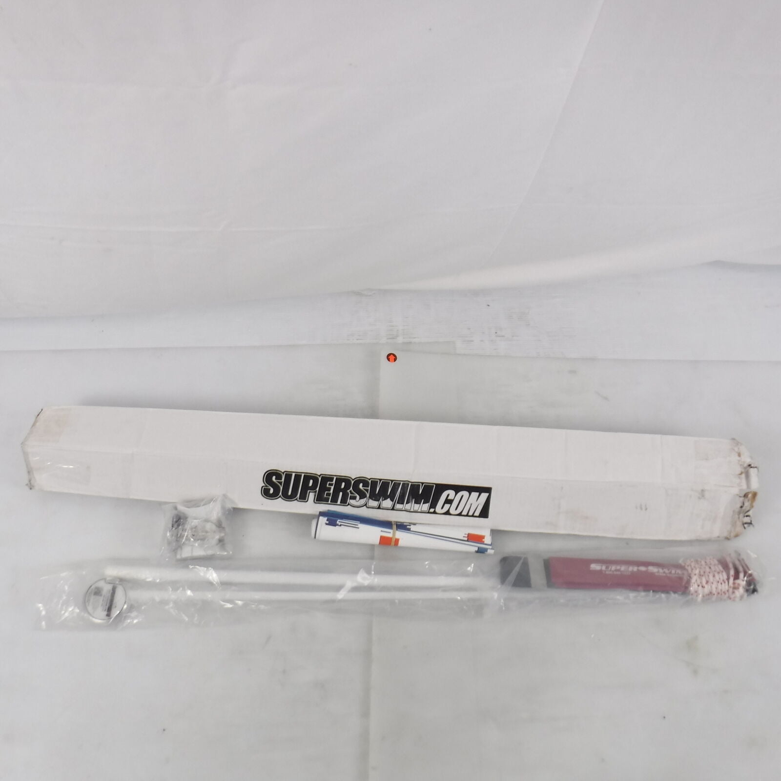 Super Swim Pro Ultimate Water Exercise Two Part Pole Swimming Tether ...