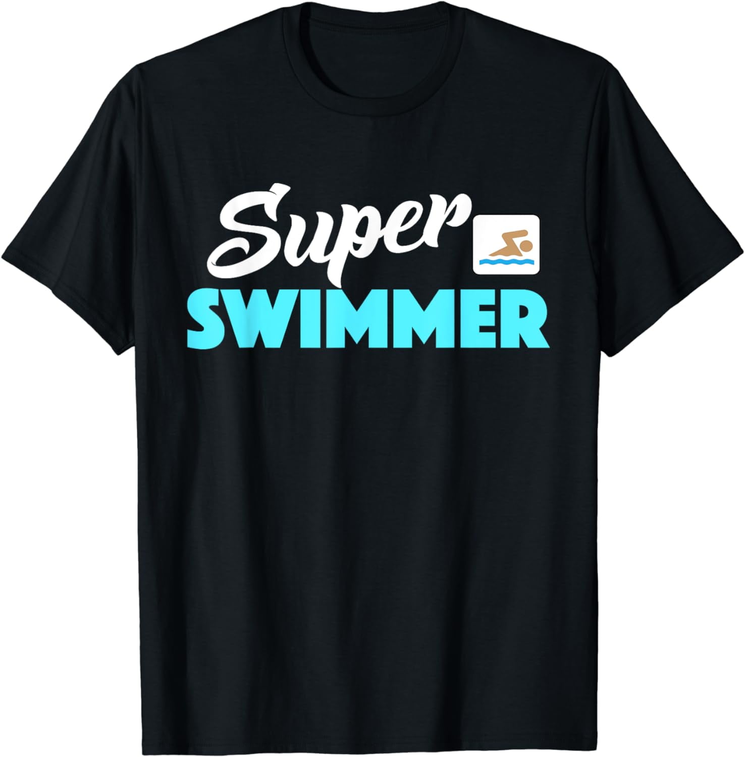 Super Swimmer Fun Cute Swimming Sport T-Shirt - Walmart.com