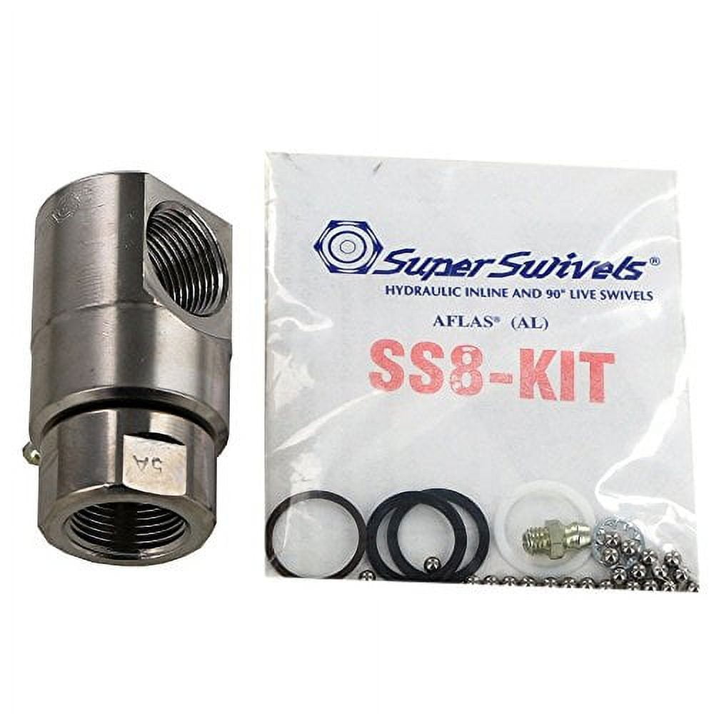 Super Swivel Heavy-Duty Hose Swivel 1/2-Inch NPT With Repair Kit ...