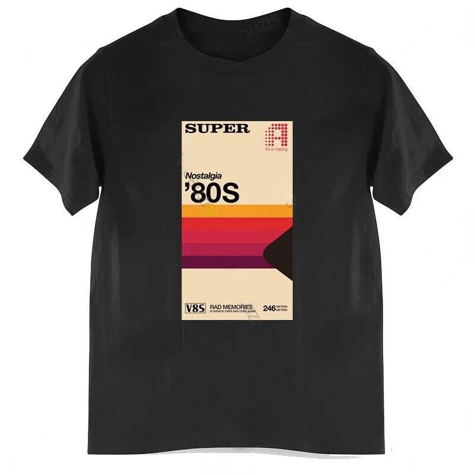 Super Tape T-Shirt Eighties Retro Vhs Movies Graphic T-shirts Vintage ...