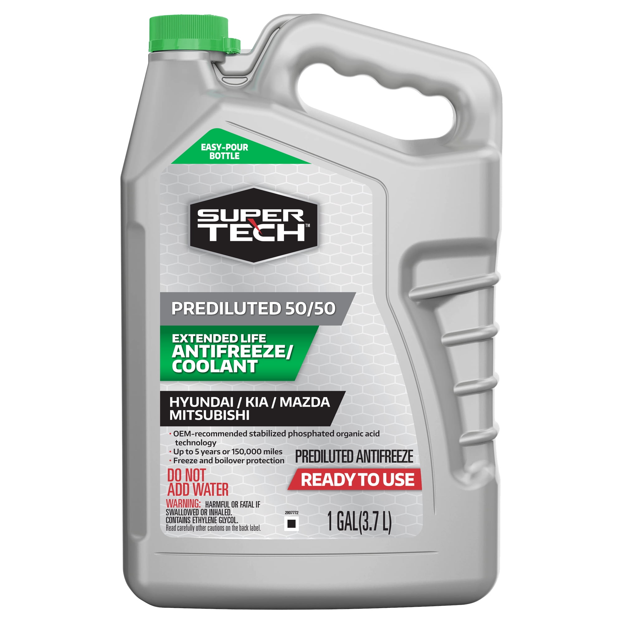 Super Tech OE Green Antifreeze Prediluted 50/50 Antifreeze & Coolant, 1 ...