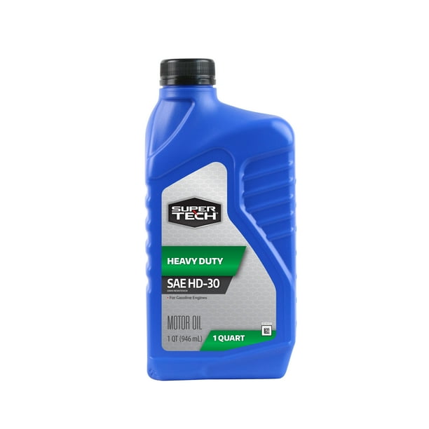 Super Tech Conventional SAE HD-30 Motor Oil, 1 Quart - Walmart.com