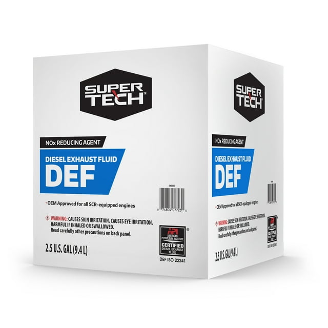 Super Tech DEF 2.5 Gallon - for Diesel Fuel Vehicles with SCR Selective ...