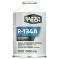 Super Tech R-134A Refrigerant, 12 oz, Automotive A/C Refrigerant, Self ...