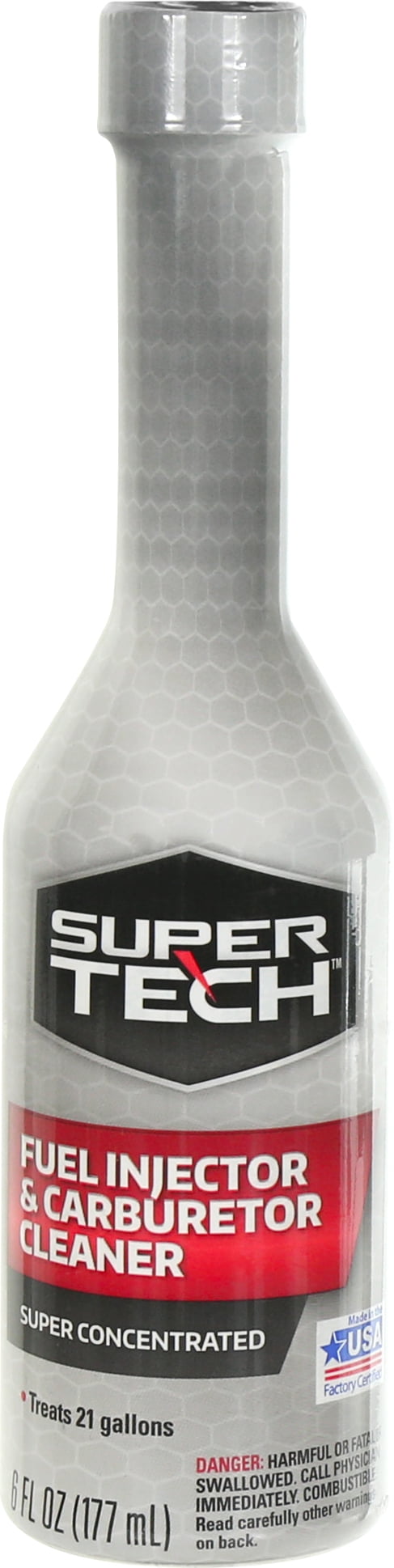 Super Tech Super Concentrated Fuel Injector and Carburetor Cleaner, 6 ...