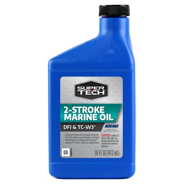 Super Tech TC-W3 Outboard 2 Cycle Engine Oil, 16 oz Bottle - Walmart.com