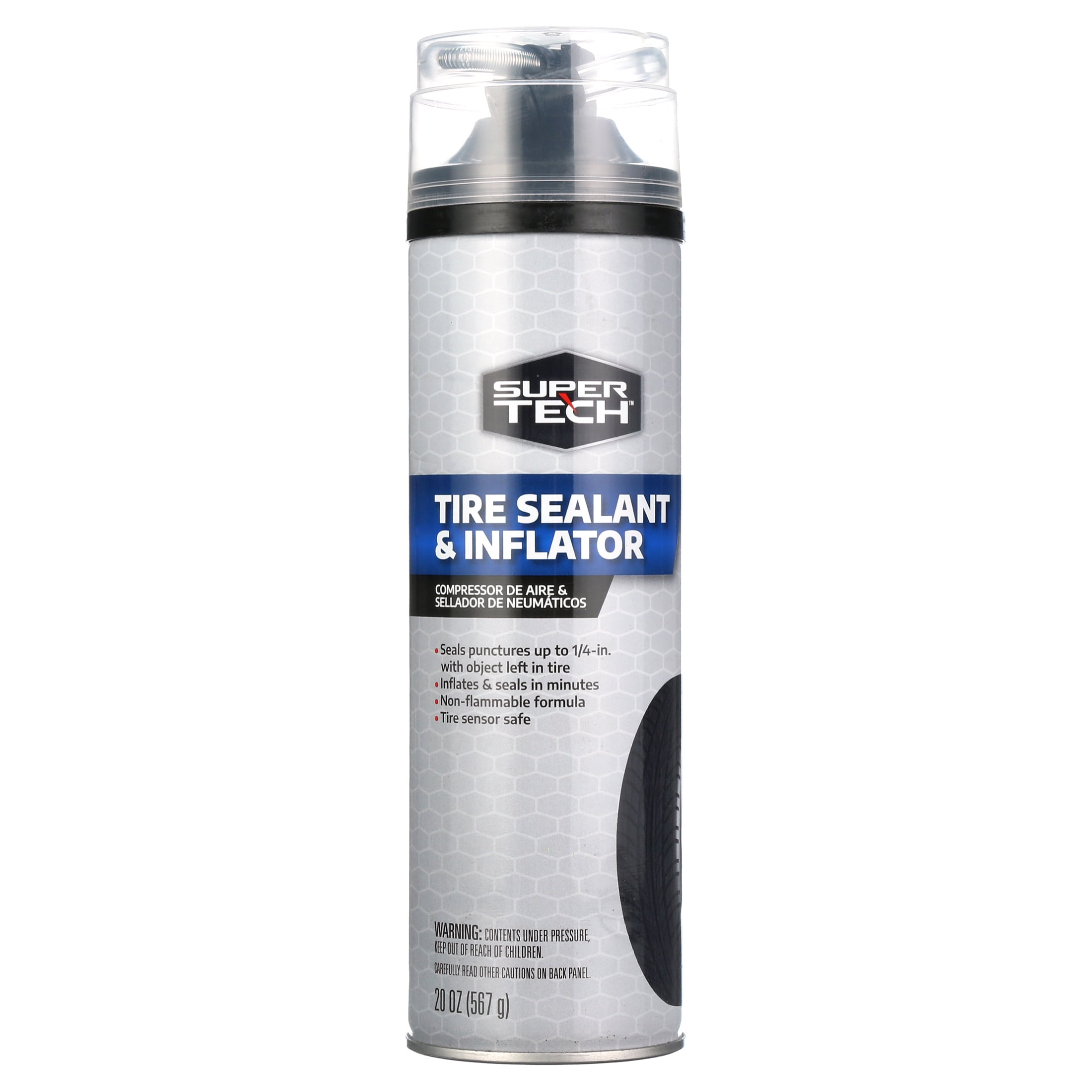 Super Tech Tire Sealant and Inflator 20 oz. - Walmart.com