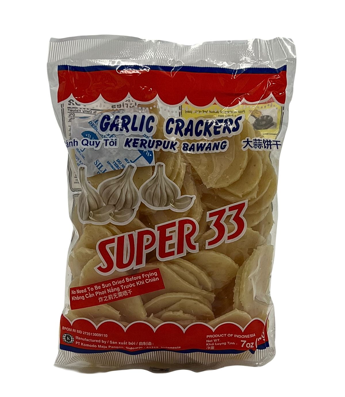 Super Titi Garlic Crackers (Raw), 7oz - Walmart.com