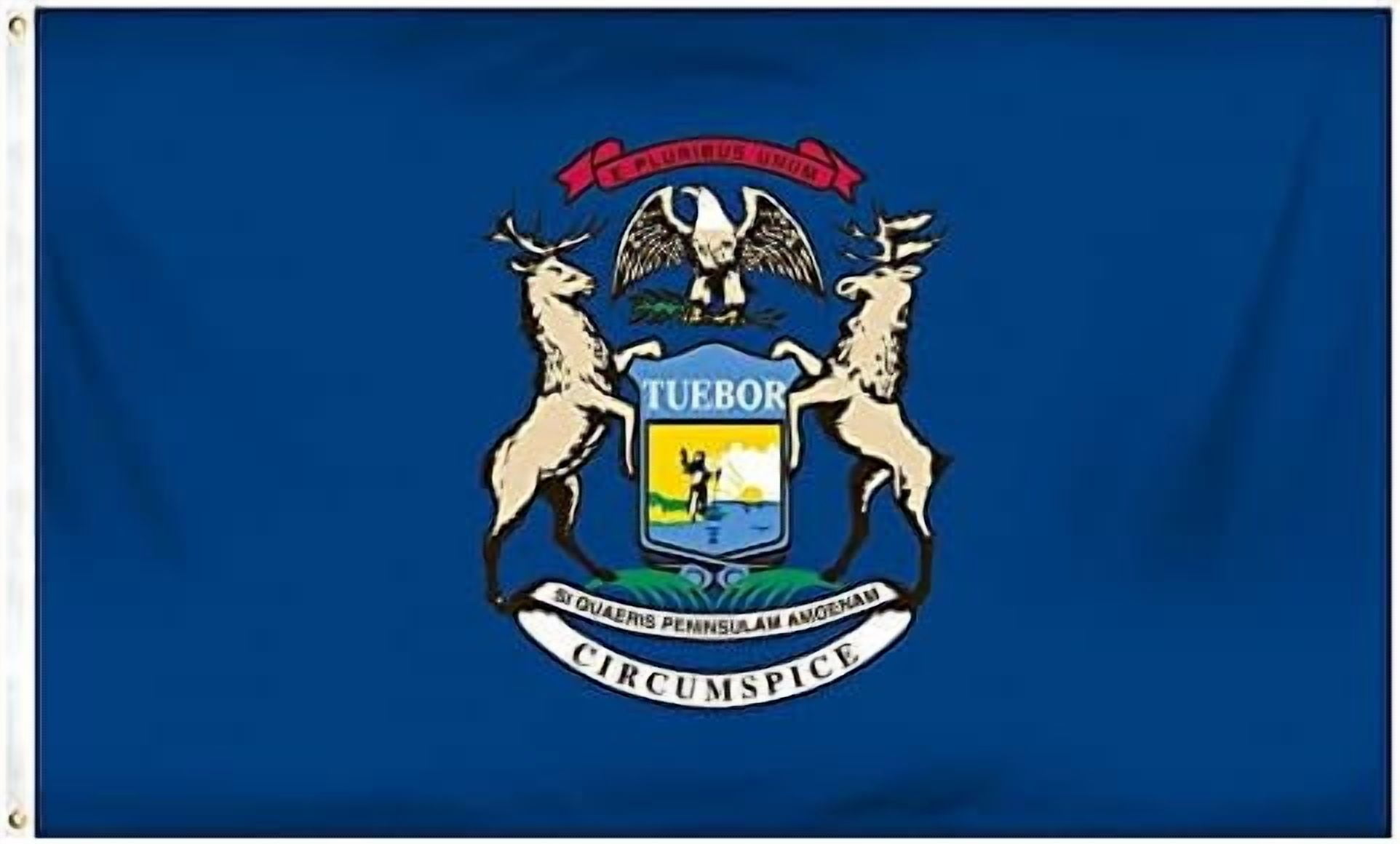 Super Tough Michigan Flag 4 x 6 Feet Nylon - Walmart.com