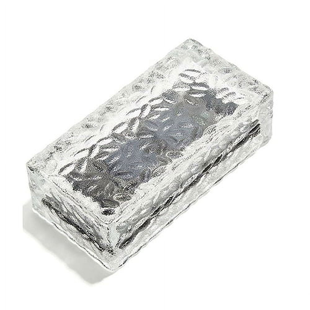 Solar Glass Brick White LED Light - Illuminate Your Outdoor Spaces ...