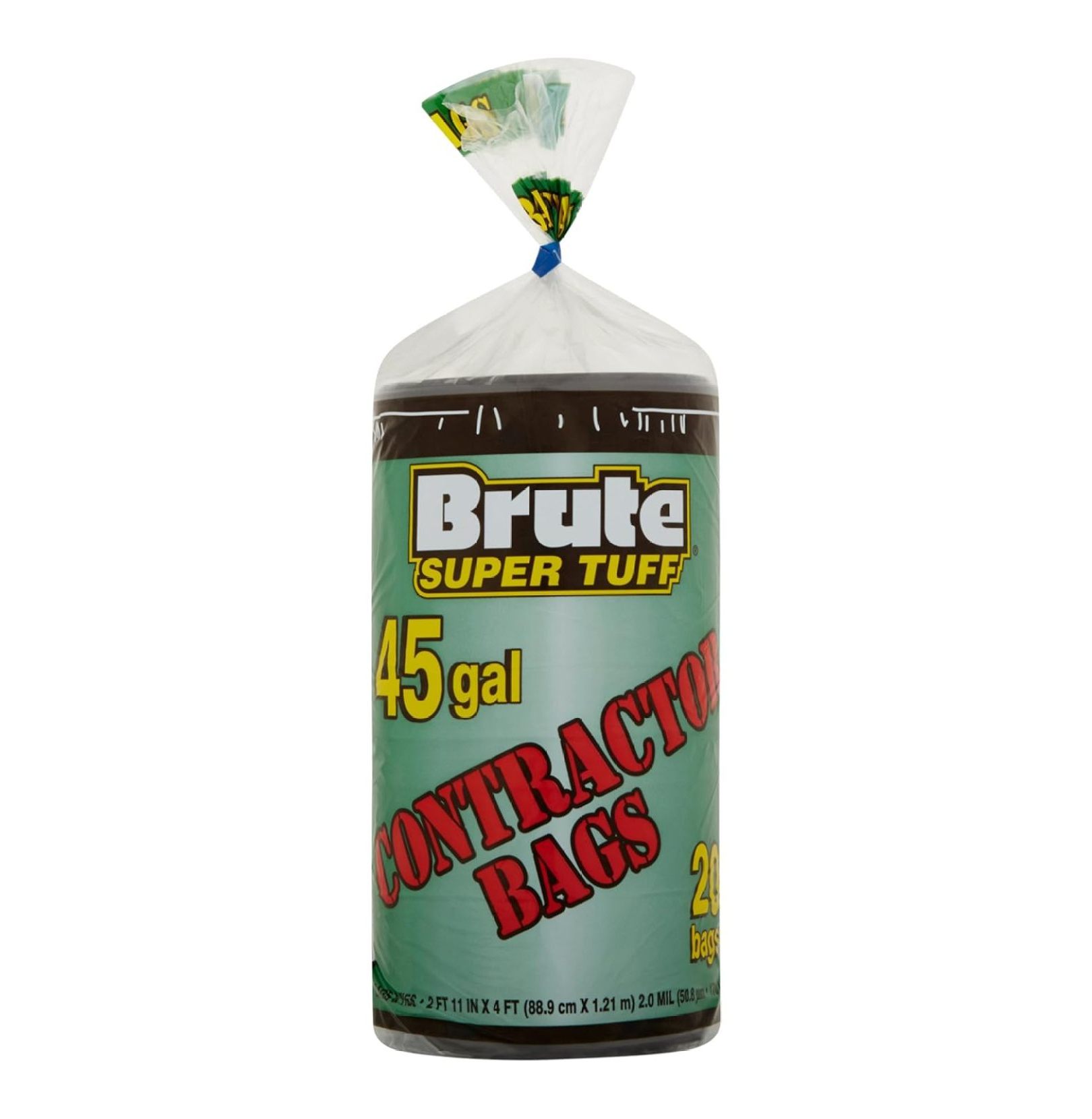 Super Tuff 45 Gallon 20ct Contractor Bags, 3-Pack - Walmart.com