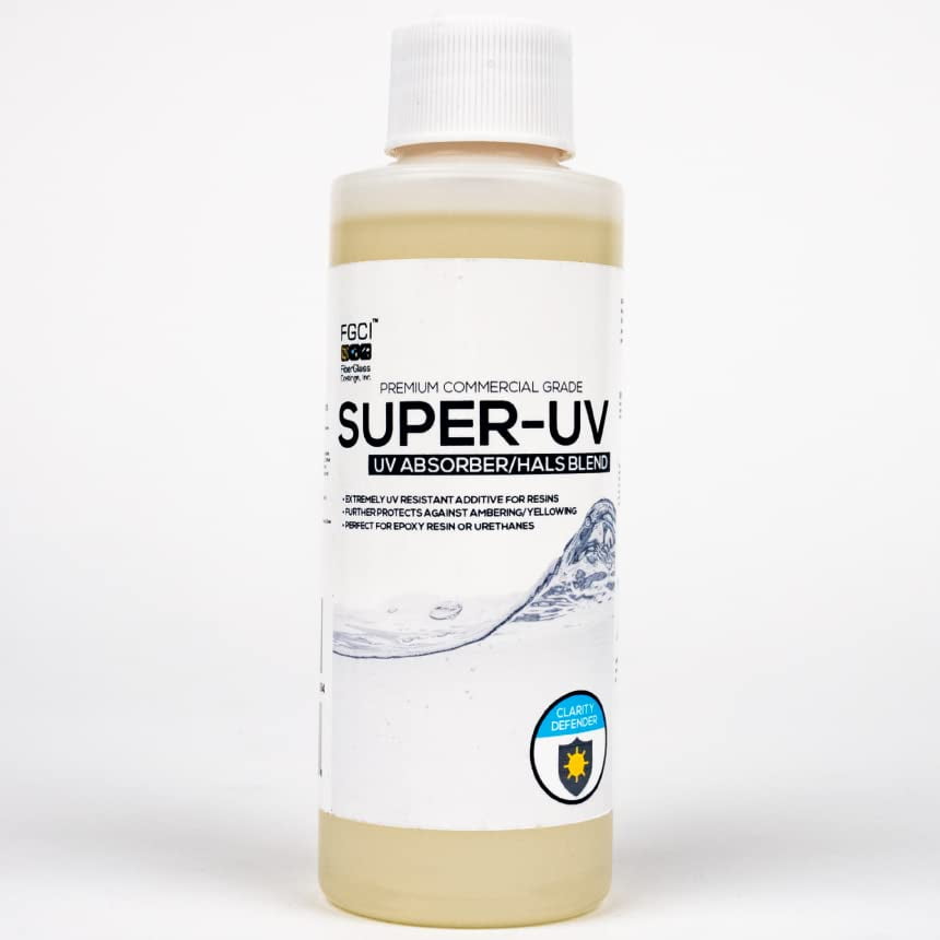 Super UV Inhibitor Additive 4 oz. Bottle for Epoxy Resin - Protects ...