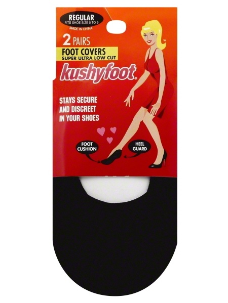 Super Ultra Low Cut Foot Cover - Black - Walmart.com