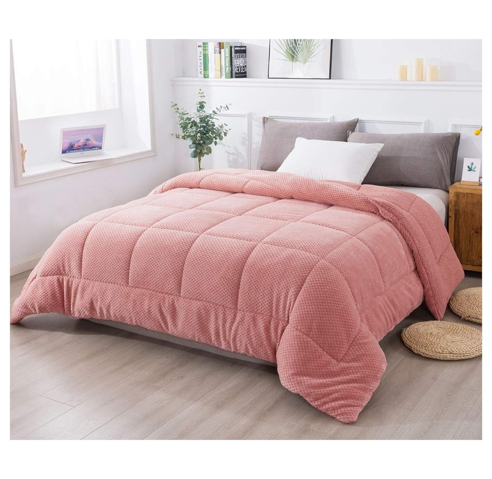 Super Ultra Sof Luxury Plush Comforter, Cozy Reversible Fleece - Goose ...