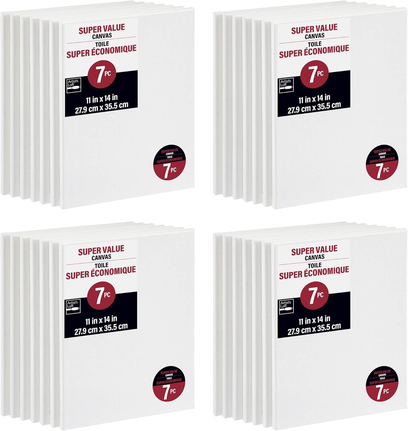 Super Value Canvas - Acid Free Cotton Canvas for Paint, Acrylic, & Oils ...