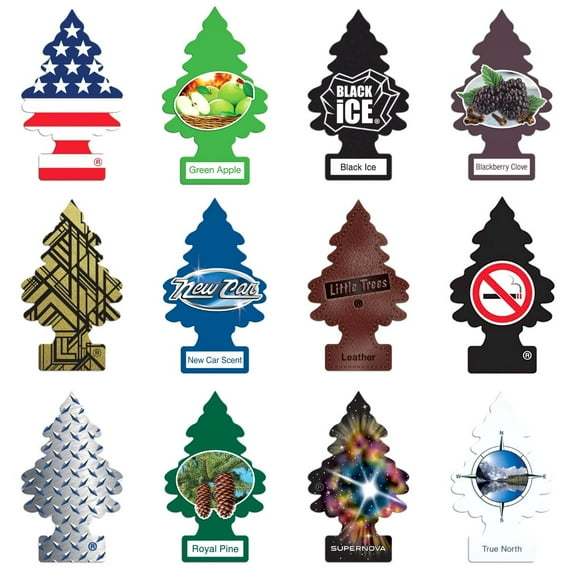Super Variety Scent Pack of 12 Fresheners - 12 Different Masculine ...
