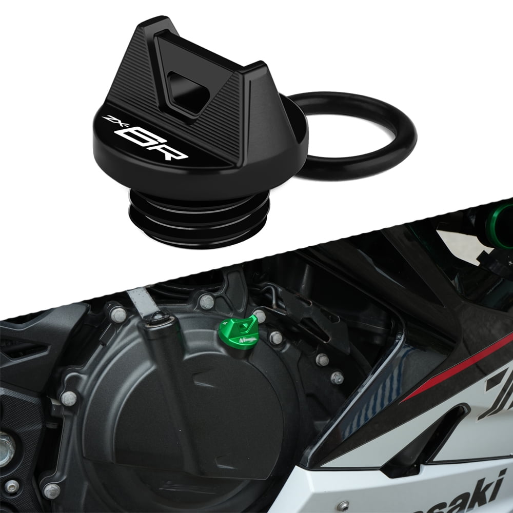 Super Vici Motorcycle Engine Oil Filler Screw Cover For NINJA ZX-6R - 2024 2025 + | ZX-6R Oil ...
