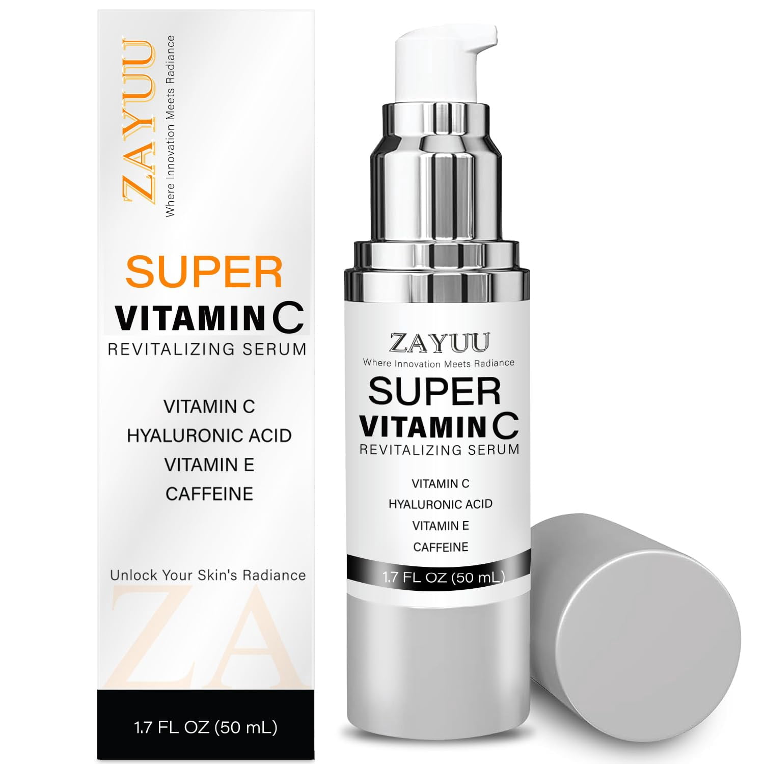 Super Vitamin C Face IRF13 Serum for Mature All-In-One Hydrating Anti ...