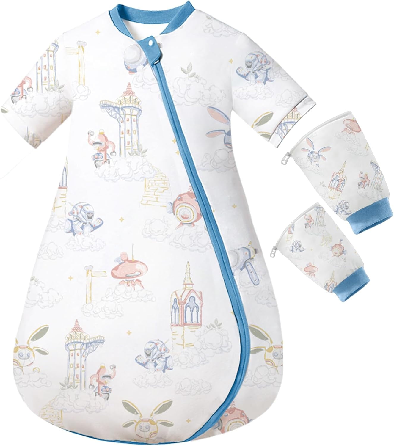 Super Warm 2.5 TOG Baby Sleep Sack for Winter with Removable Long ...