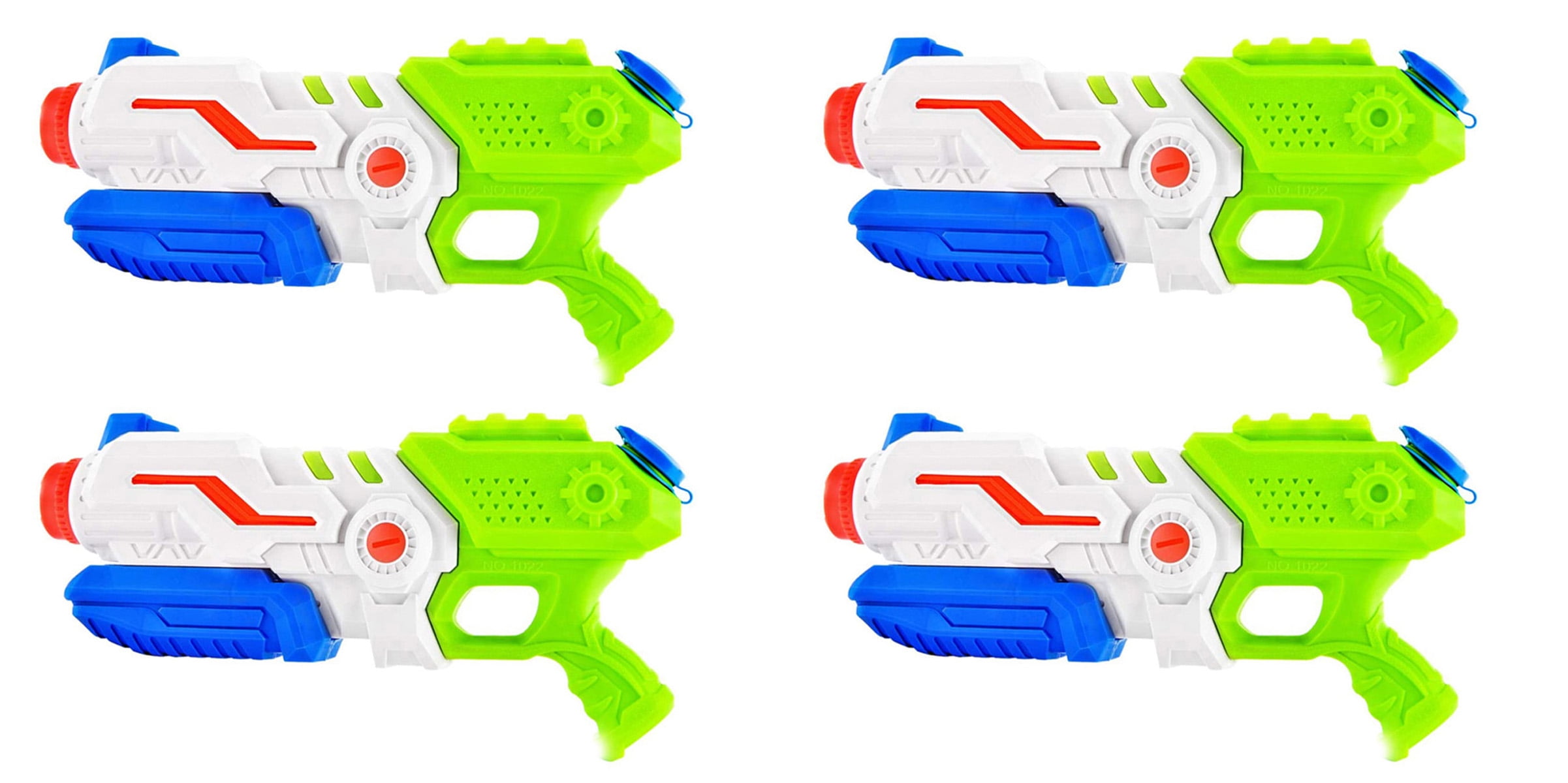 Super Water Blaster 4-Pack – High Capacity Water Soaker Toys for Kids ...