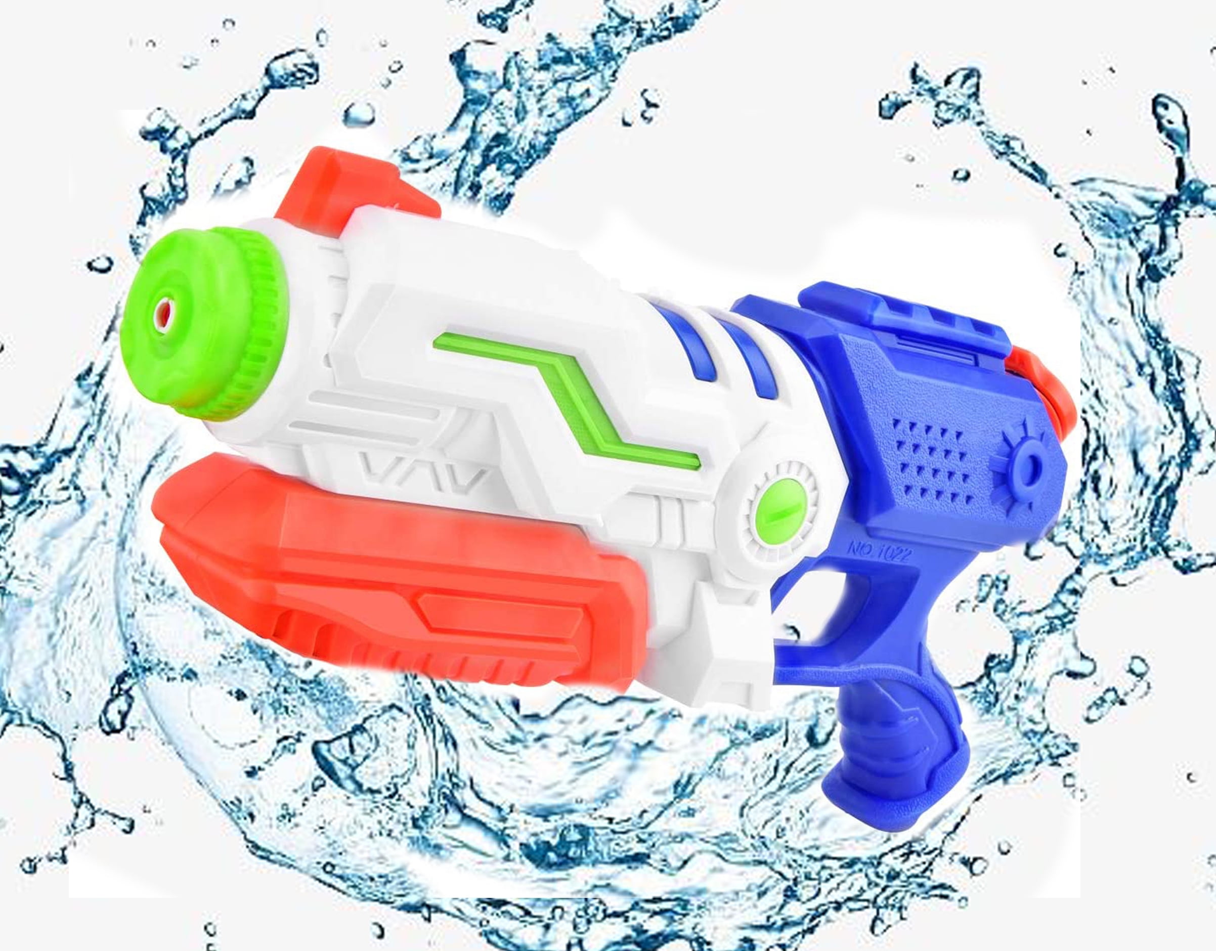 Blue Block Factory Super Water Blaster High Capacity Soaker Gun Shoots ...