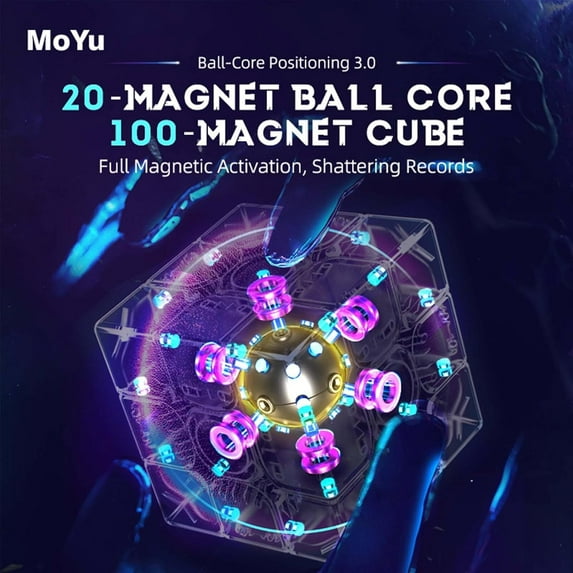 Super WeiLong 2023 Ball Core Coated Magnetic Speed Cube 3x3 Puzzle Cube ...