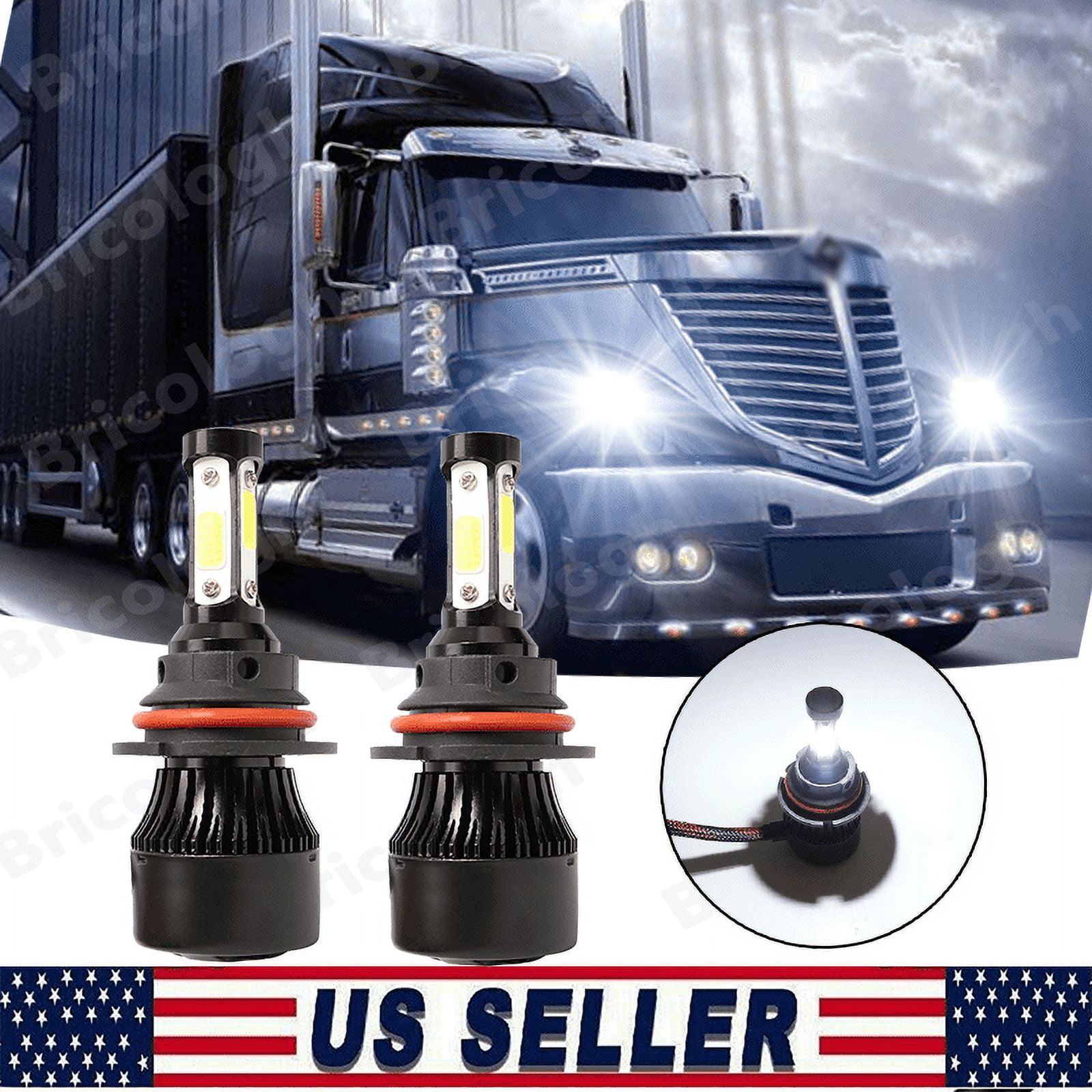 Super White LED Headlight Bulb Kit for 2003-2012 International Truck ...