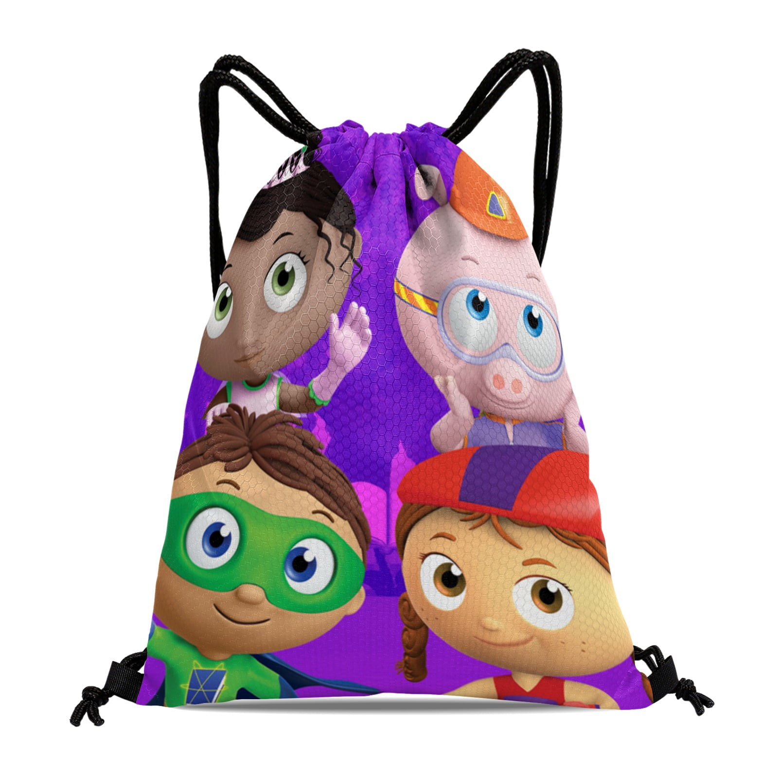 Super Why Aqua-Dry Drawstring Bag:Suitable for fitness, hiking, yoga ...