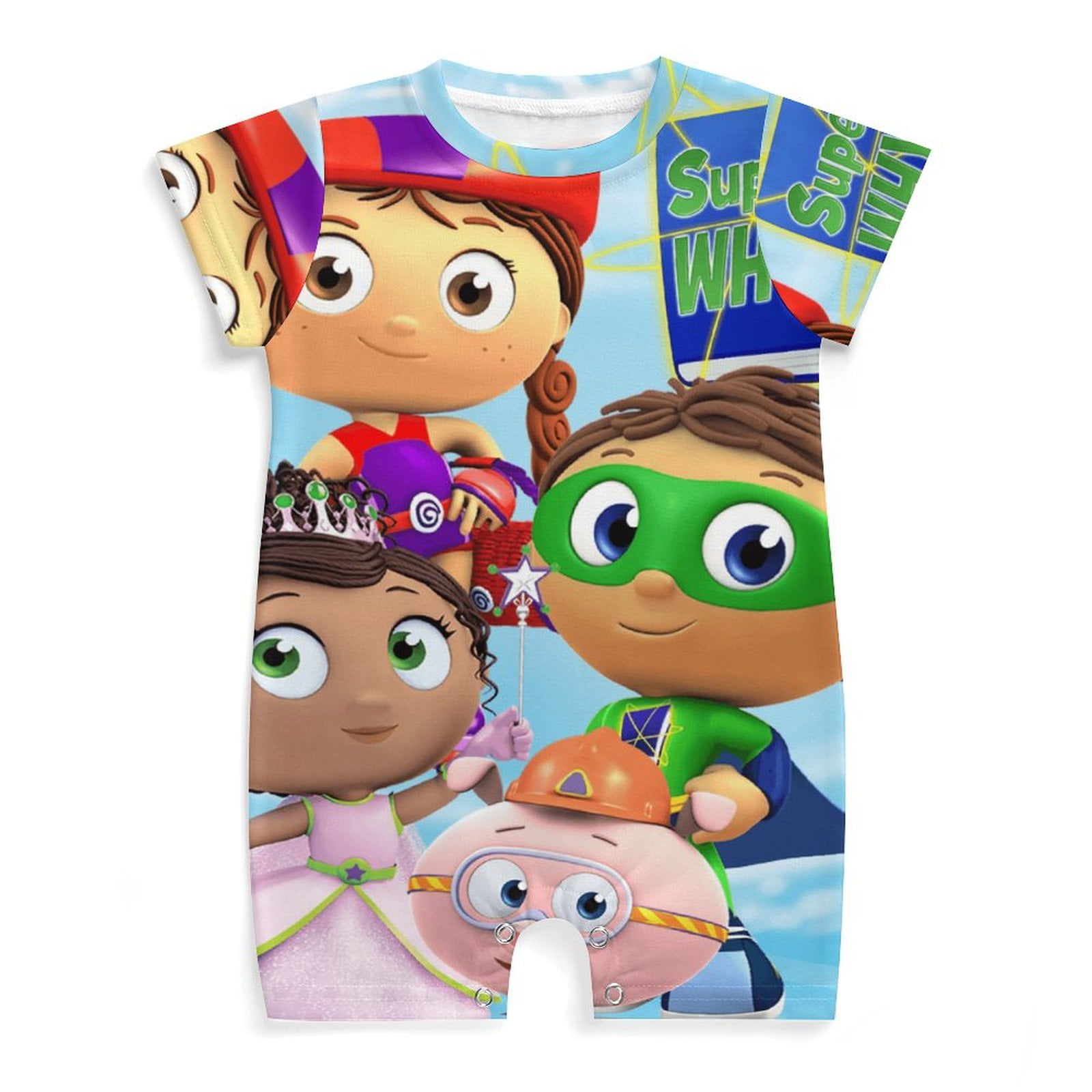 Super Why Baby Bodysuit Boy Girl Clothes Soft Newborn Infant Outfit ...