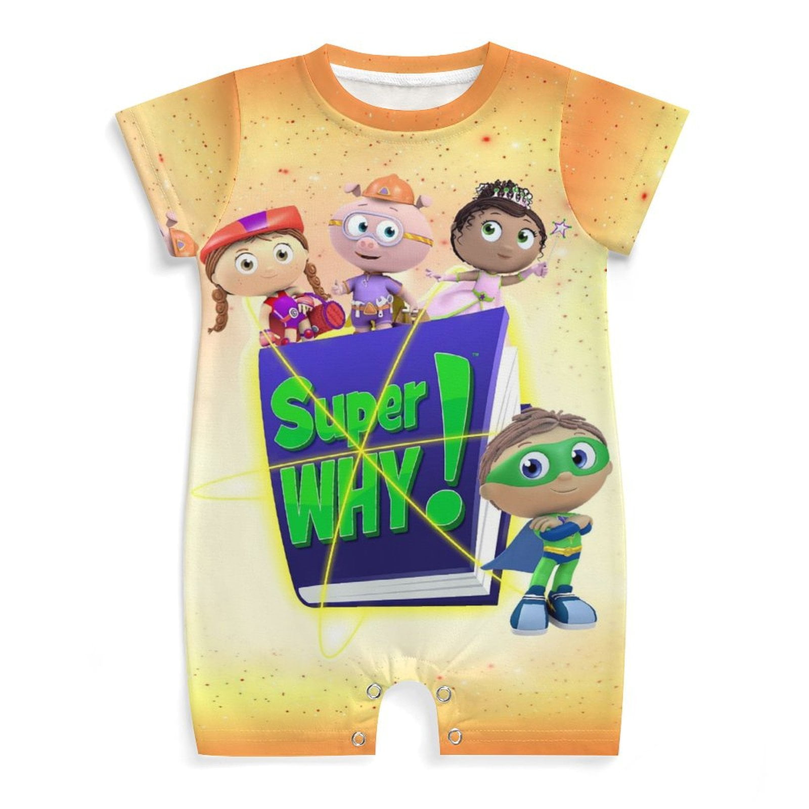 Super Why Baby Bodysuit Boy Girl Clothes Soft Newborn Infant Outfit ...