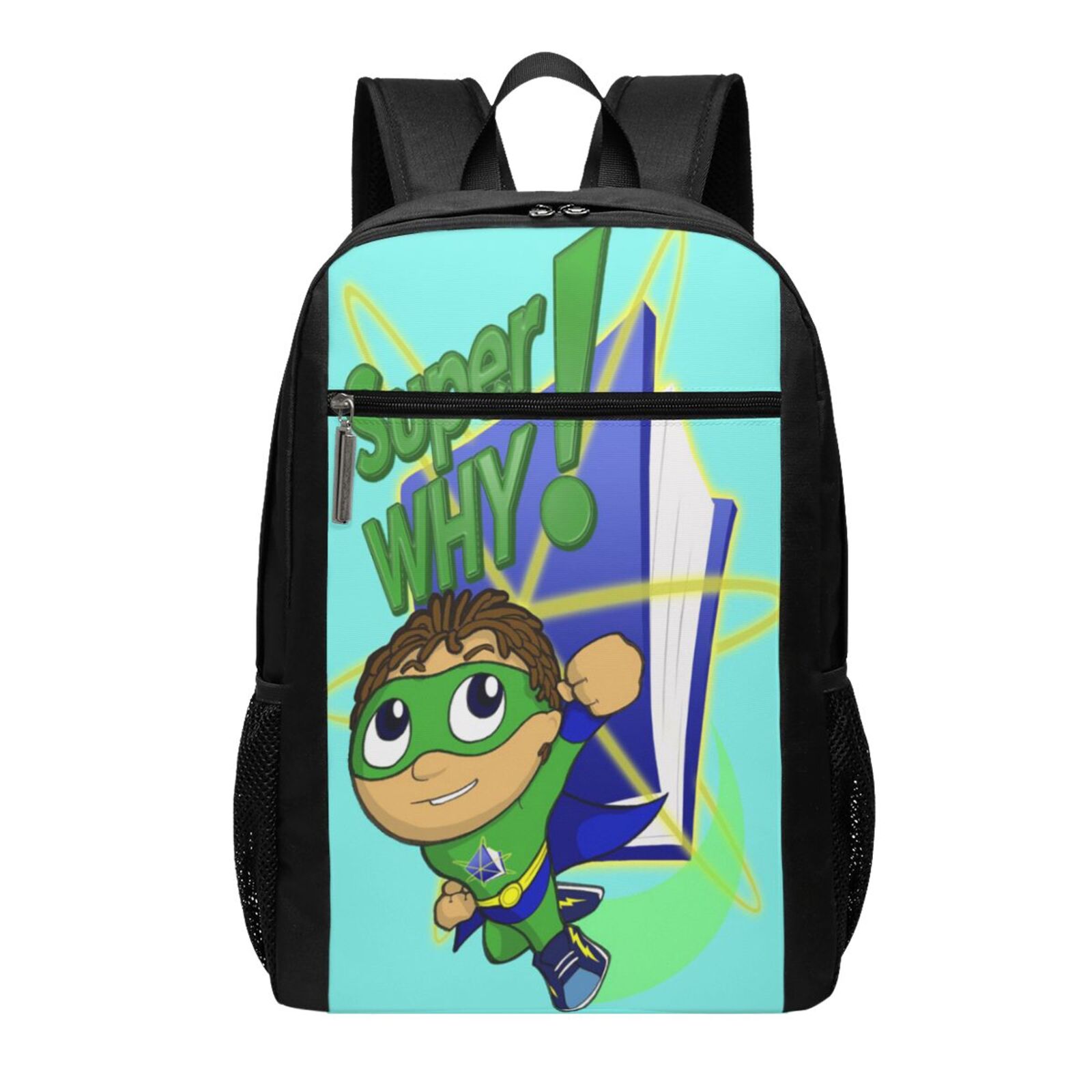 Super Why Backpacks Bookbag Casual Daypack Backpacks for Travel Camping ...