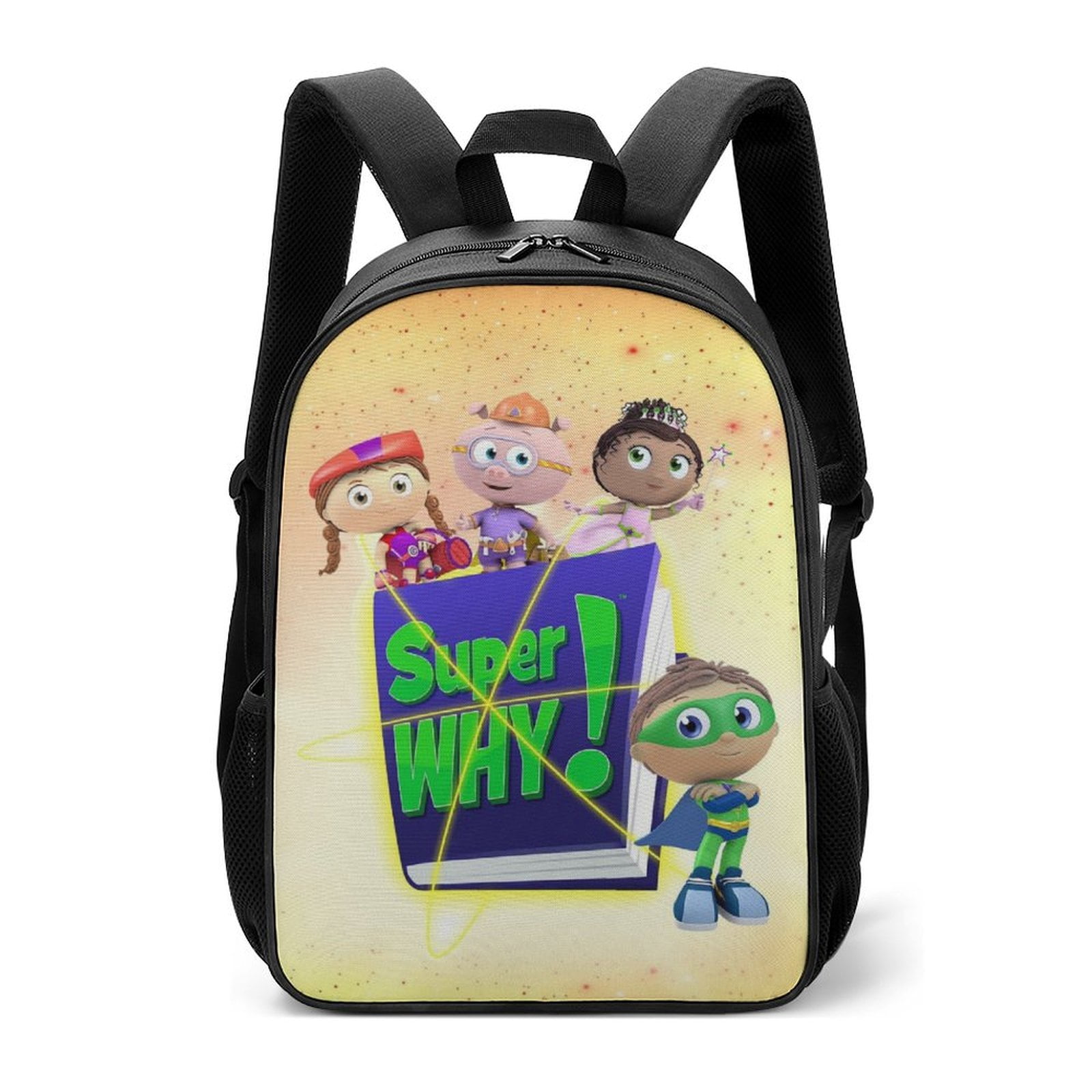 Super Why Backpacks Bookbag Casual Daypack Backpacks for Travel Camping ...