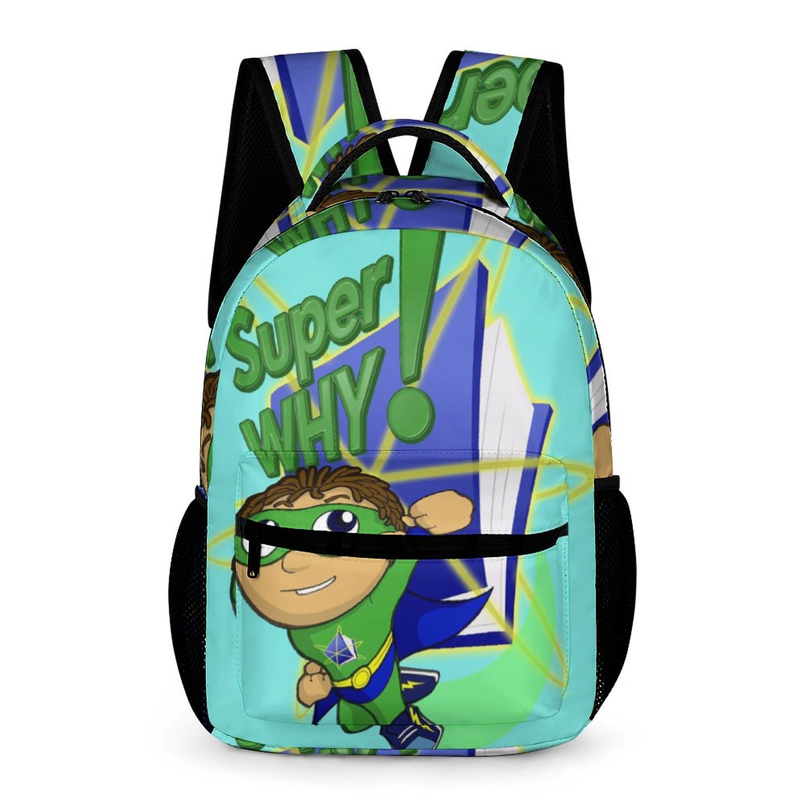 Super Why Backpacks Bookbag Casual Daypack Backpacks for Travel Camping ...