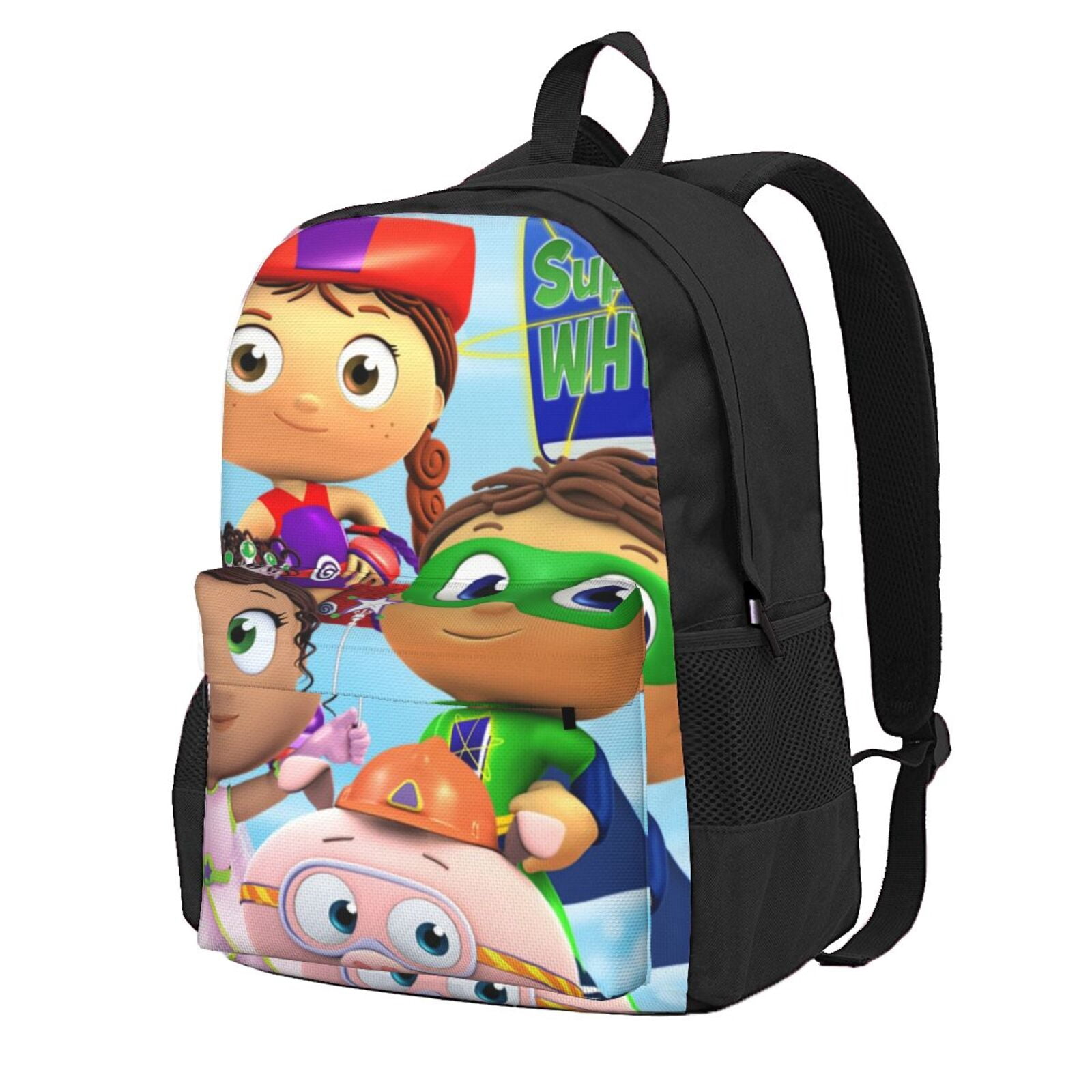 Super Why Backpacks Bookbag Casual Daypack Backpacks for Travel Camping ...