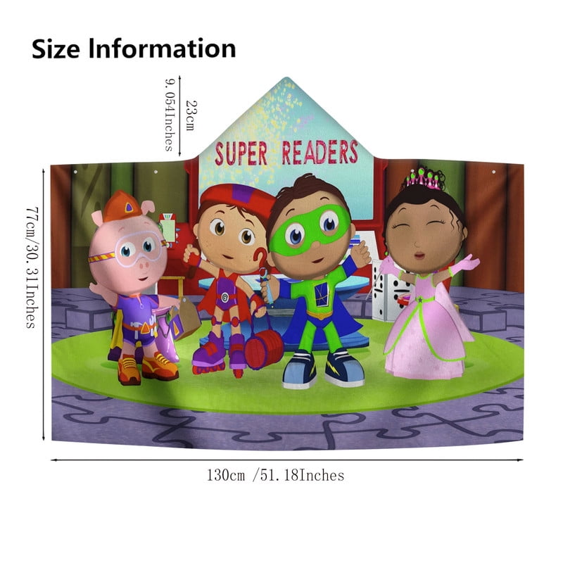 Super Why! Gifts Beach Towel for Women Girl Or Boys Birthday Inspired ...