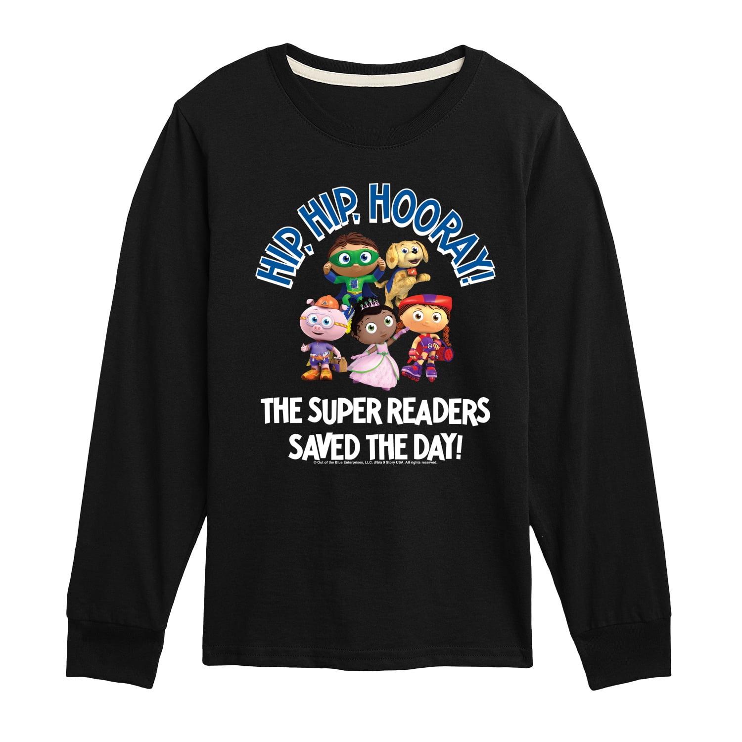 Super Why - Hip Hip Hooray - Youth Long Sleeve T-Shirt - Walmart.com