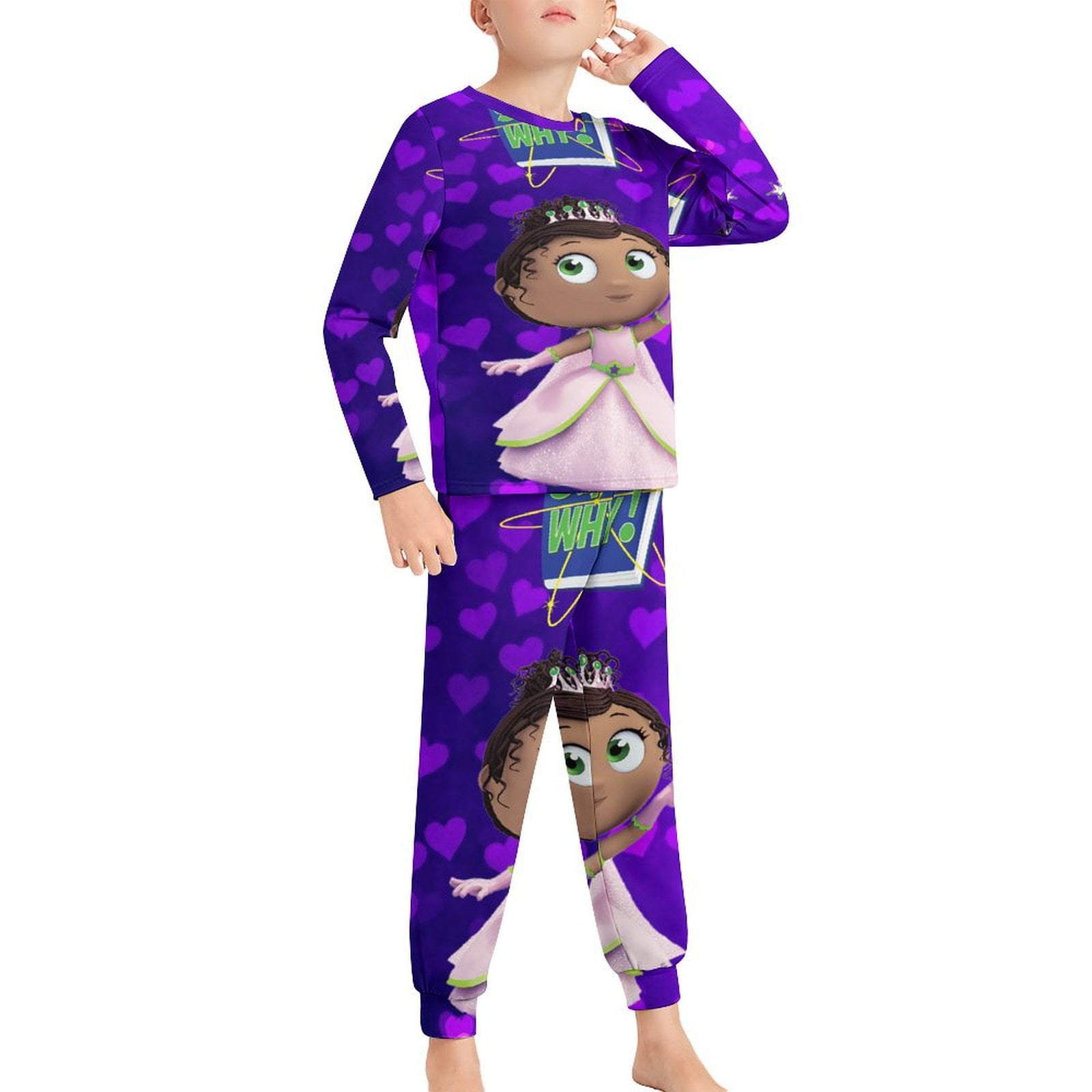 Super Why Ki-ds Pajamas 2 Piece Pjs Set Little Big Bo-ys Gi-rls ...
