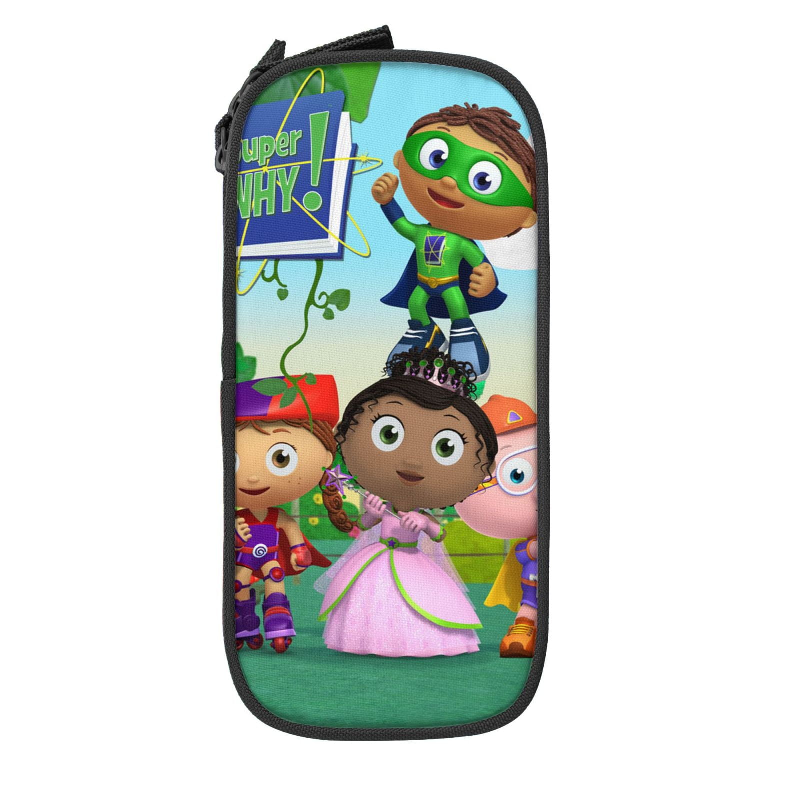 Super Why Pencil Case Durable Pen Carrying Case Lightweight Pencil Bag ...