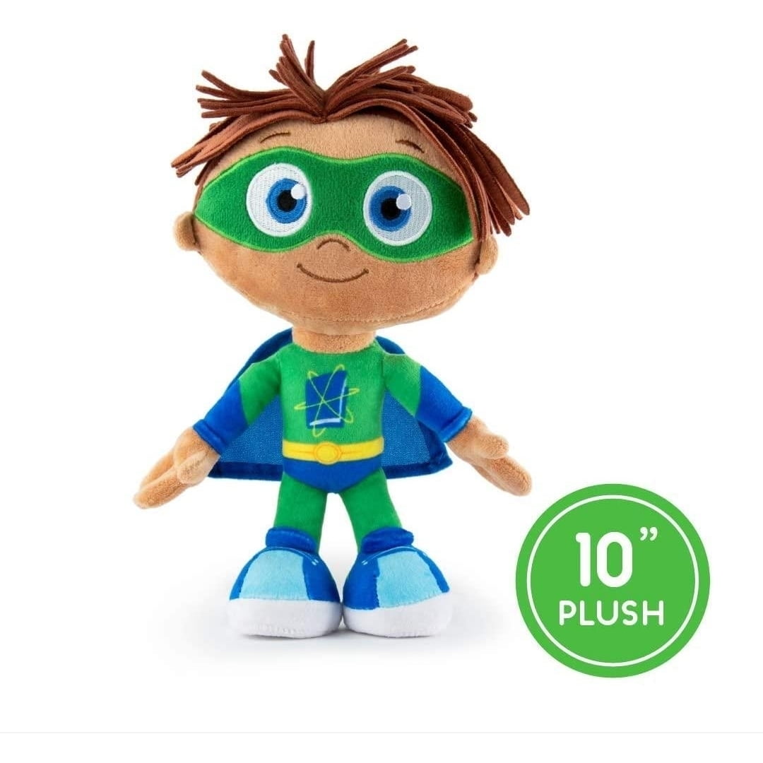 Mighty Mojo Super Why! Whyatt Beanstalk Plush Doll - Green Stuffed ...