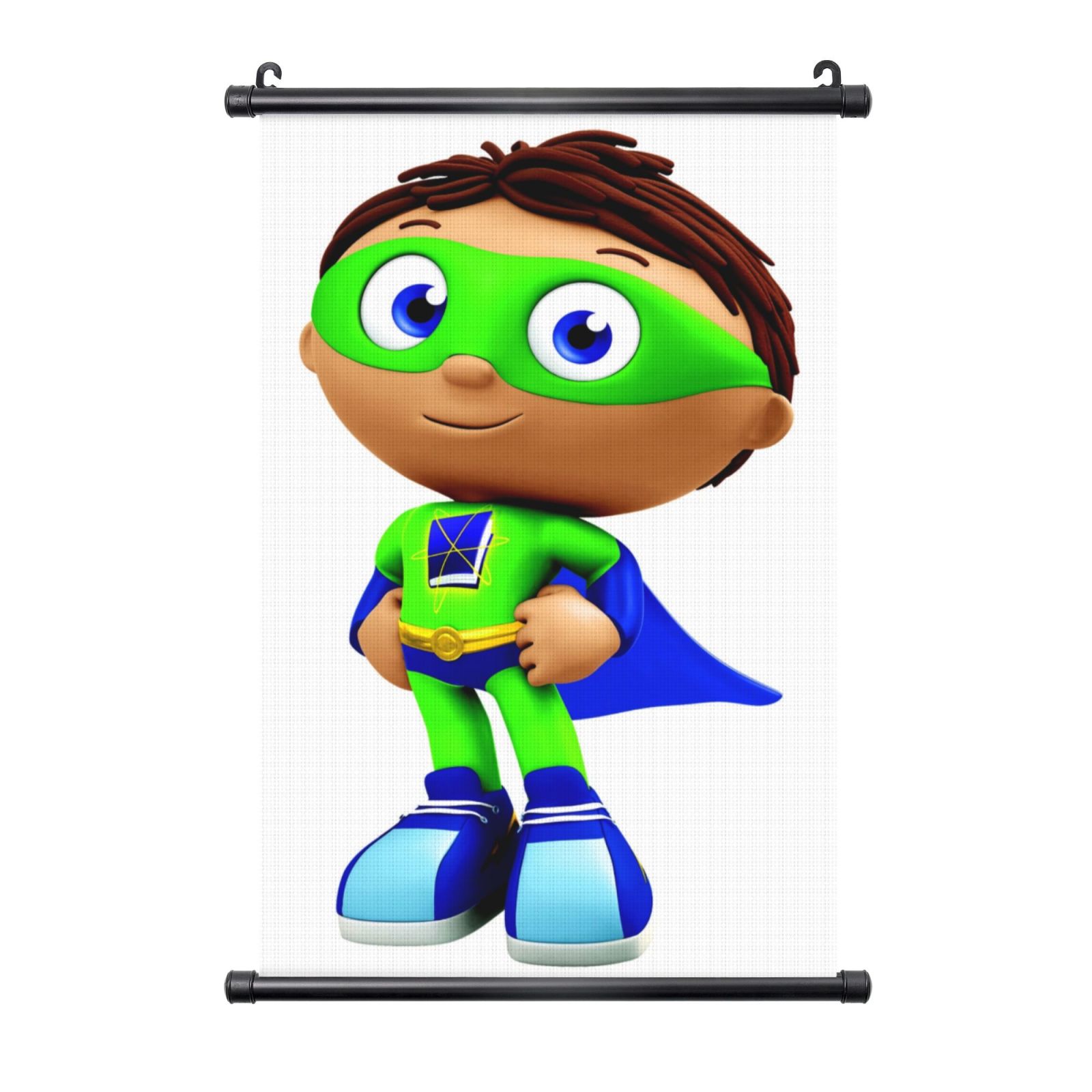 Super Why Poster Aesthetic Canvas PVC Shaft Wall Art Hanging Hanger ...