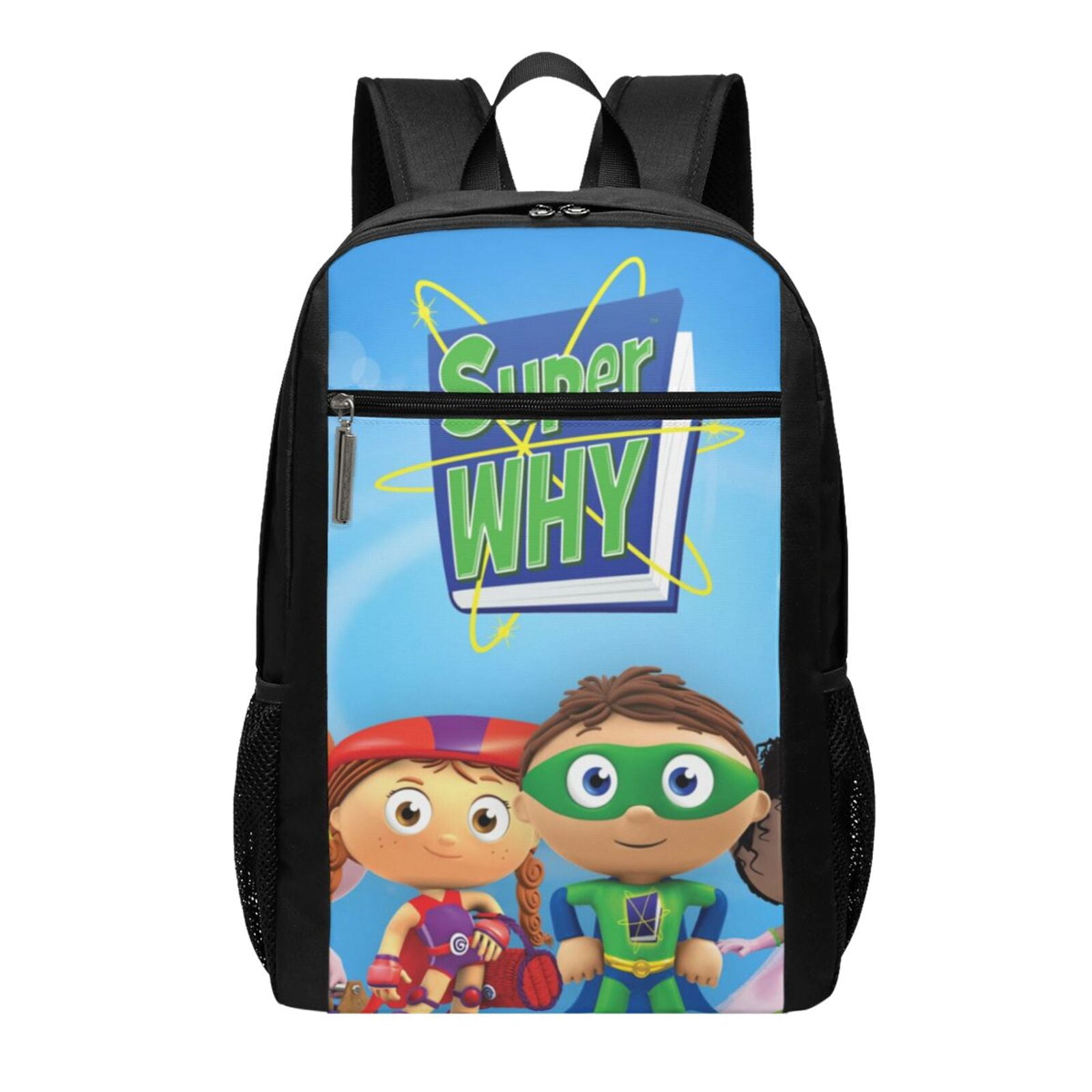 Super Why Sports Backpacks 17 Inch Schoolbag Adults Rucksack Simple ...