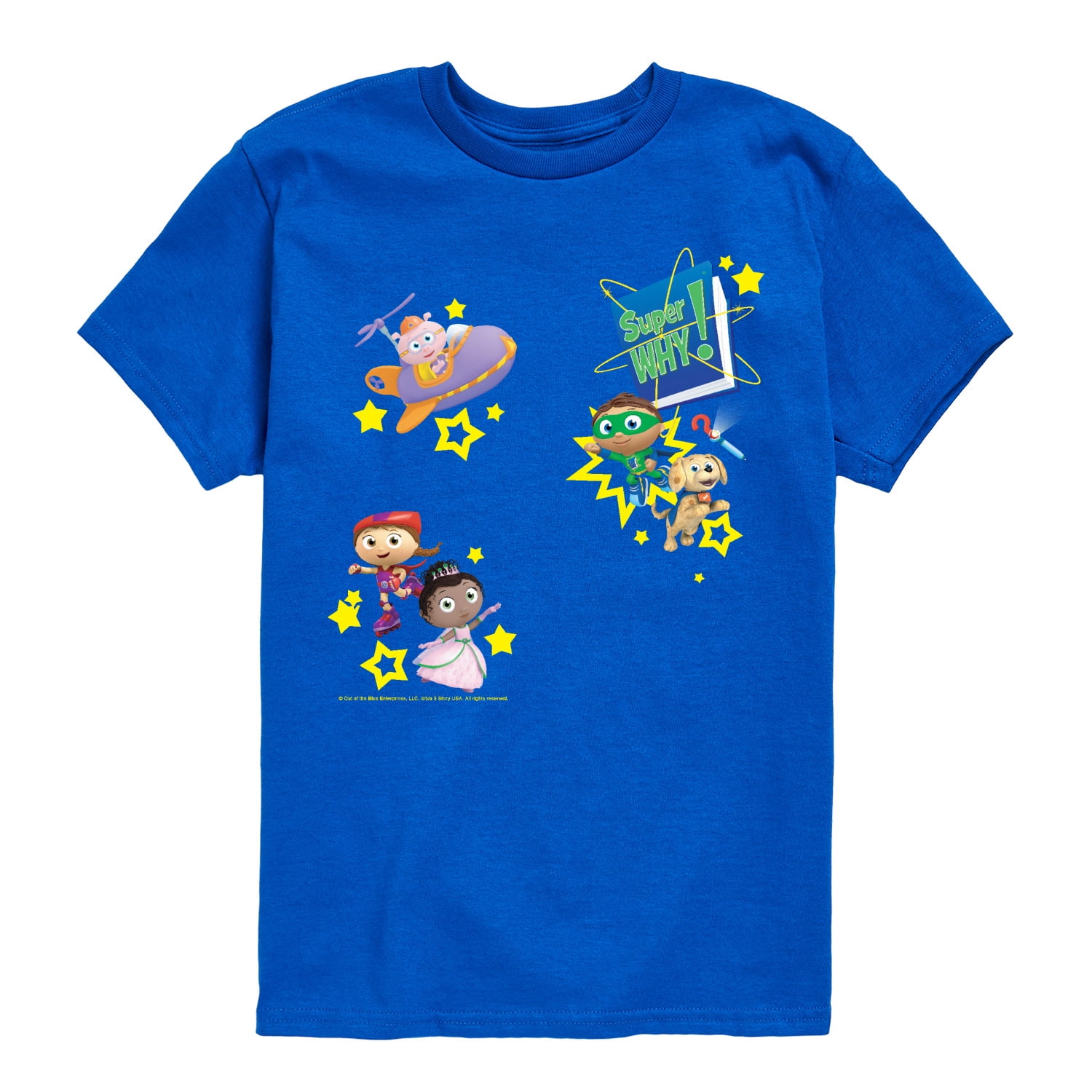Super Why - Super Why Faux - Youth Boys Short Sleeve Graphic T-Shirt ...