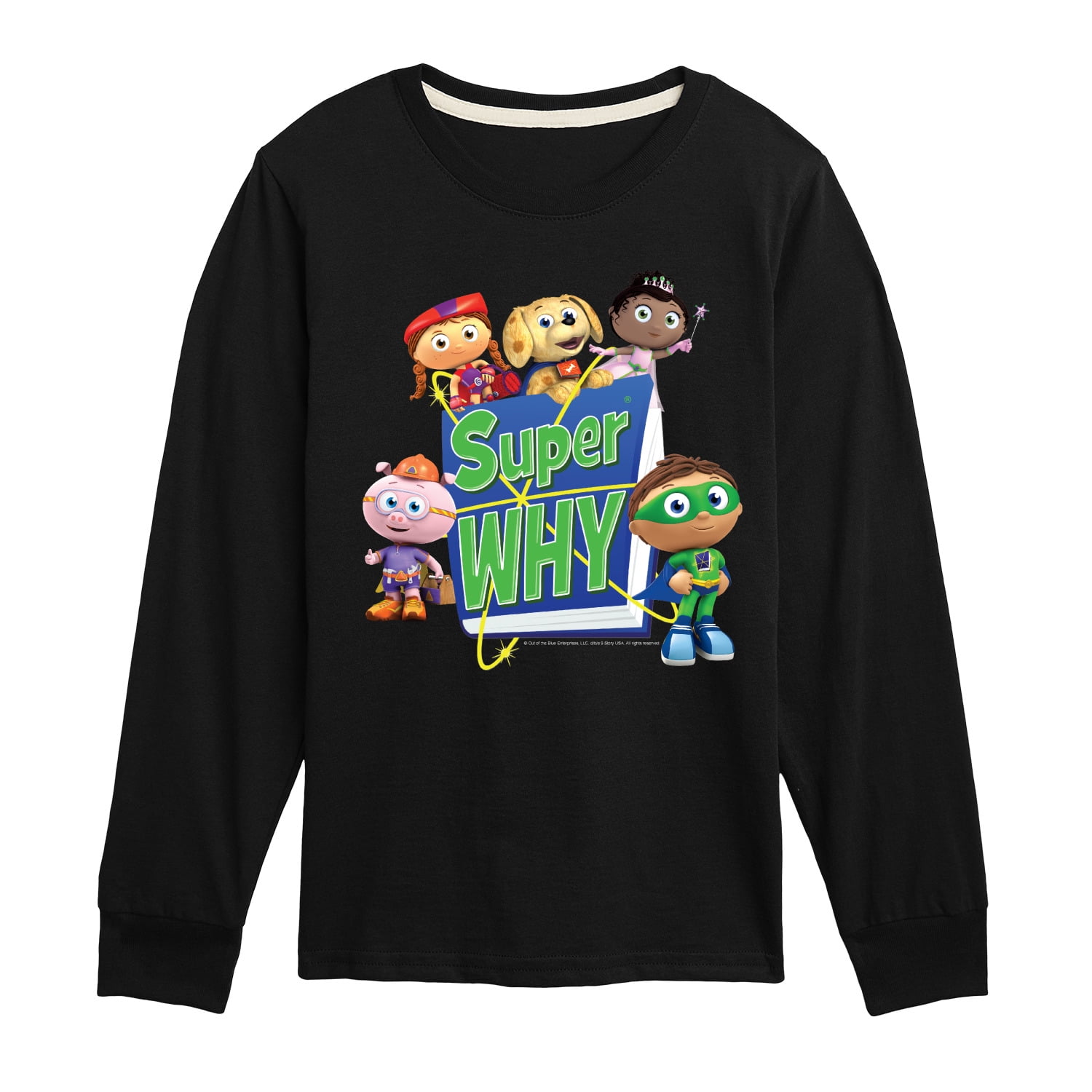 Super Why - Super Why Group - Youth Long Sleeve T-Shirt - Walmart.com